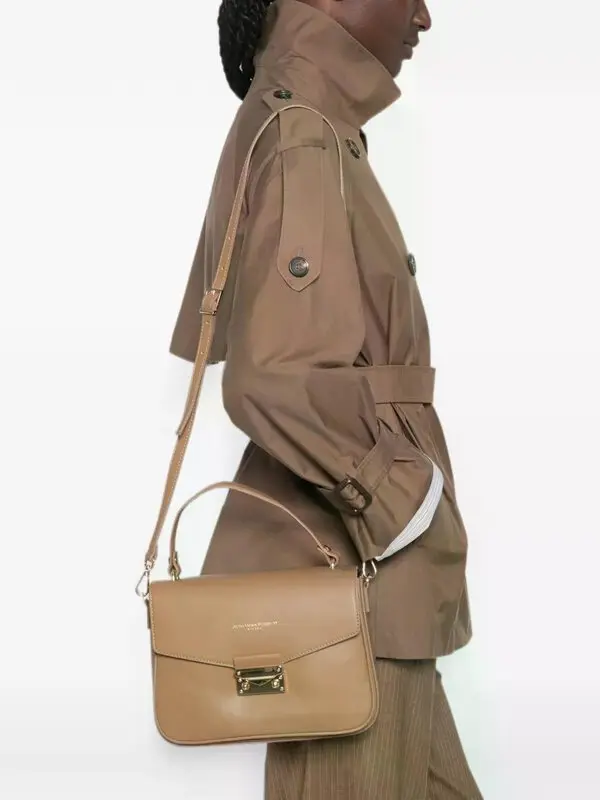 ADRIANNA FERETTI Leather Tote Bag - Neutrals