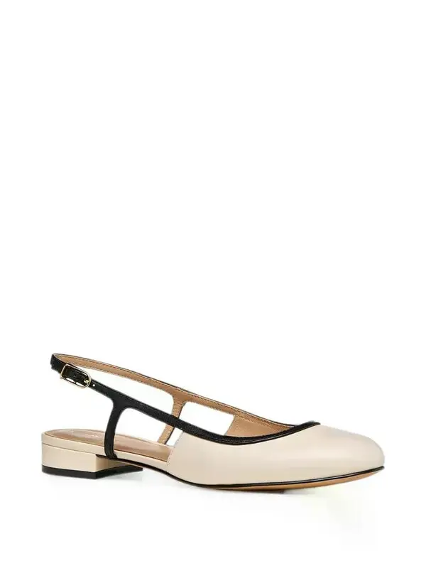 Geox Virnilisa B Slingback Contrast-trim Ballet Flats