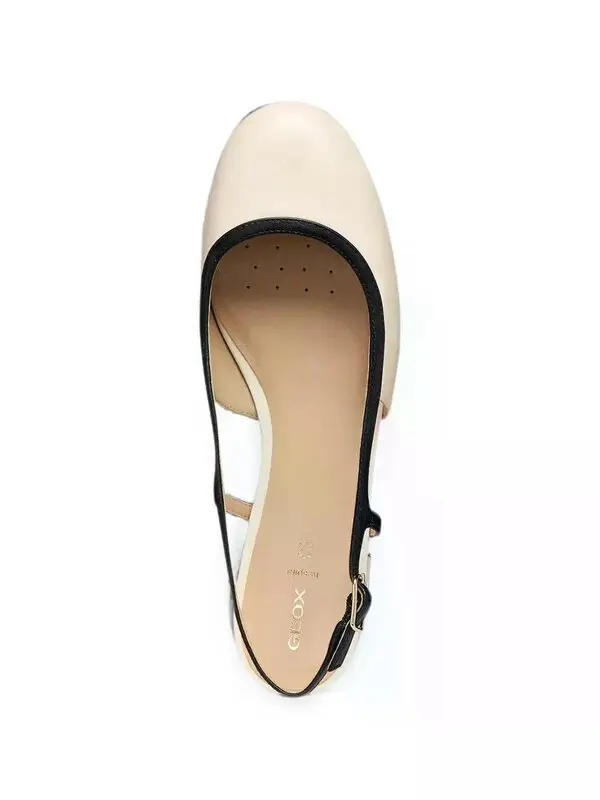 Geox Virnilisa B Slingback Contrast-trim Ballet Flats