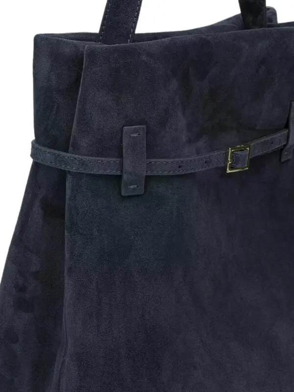 Manu Atelier Tote Du Jour Suede Tote Bag - Blue