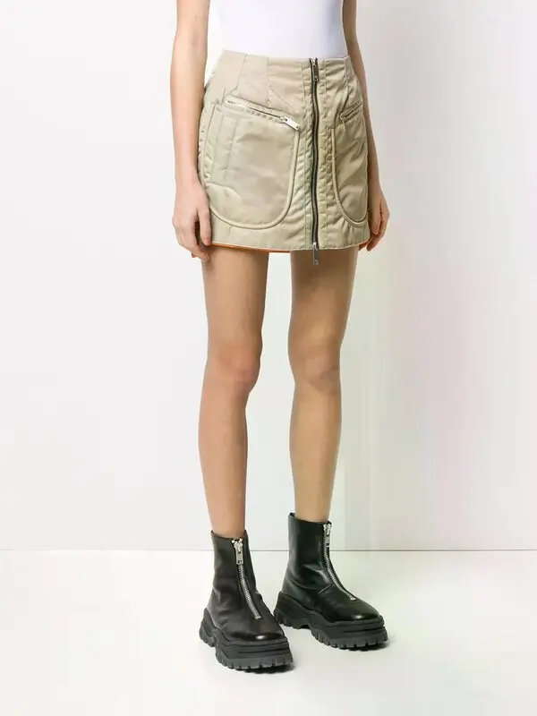 COUNTY OF MILAN Zip-up Miniskirt