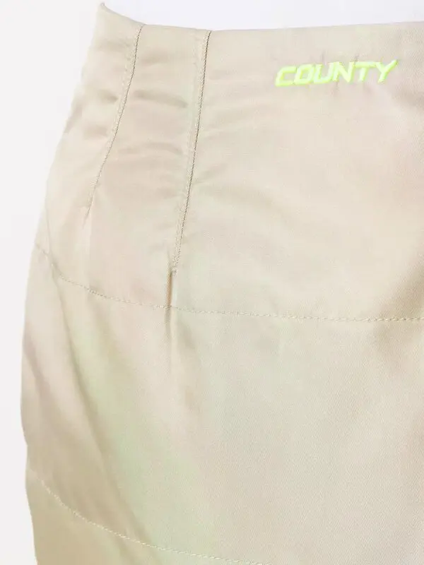 COUNTY OF MILAN Zip-up Miniskirt