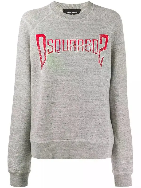 Dsquared2 Logo Print Jumper - Grey