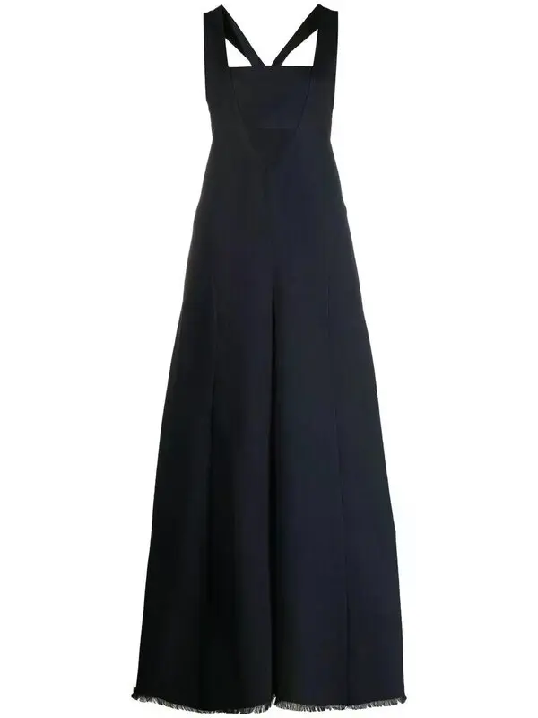 AMBUSH Racerback Wide-leg Jumpsuit - Blue