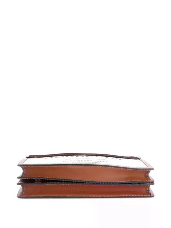 Burberry Horseferry Print Canvas And Leather Shoulder Bag