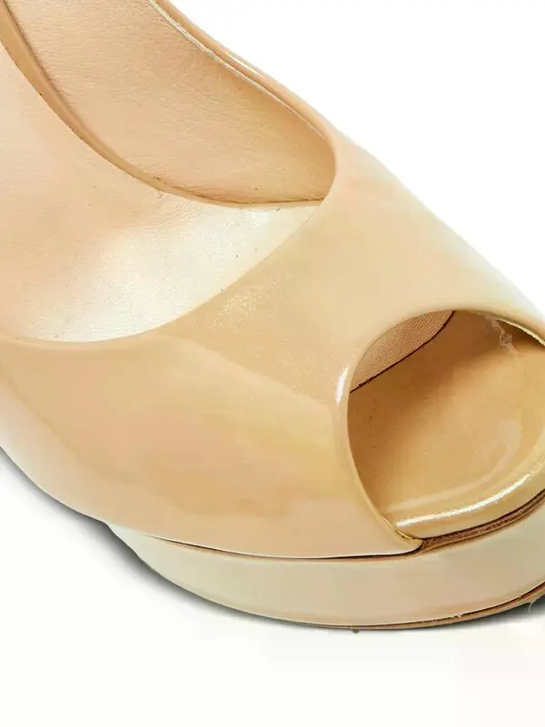 Casadei Blade Peep-toe Pumps