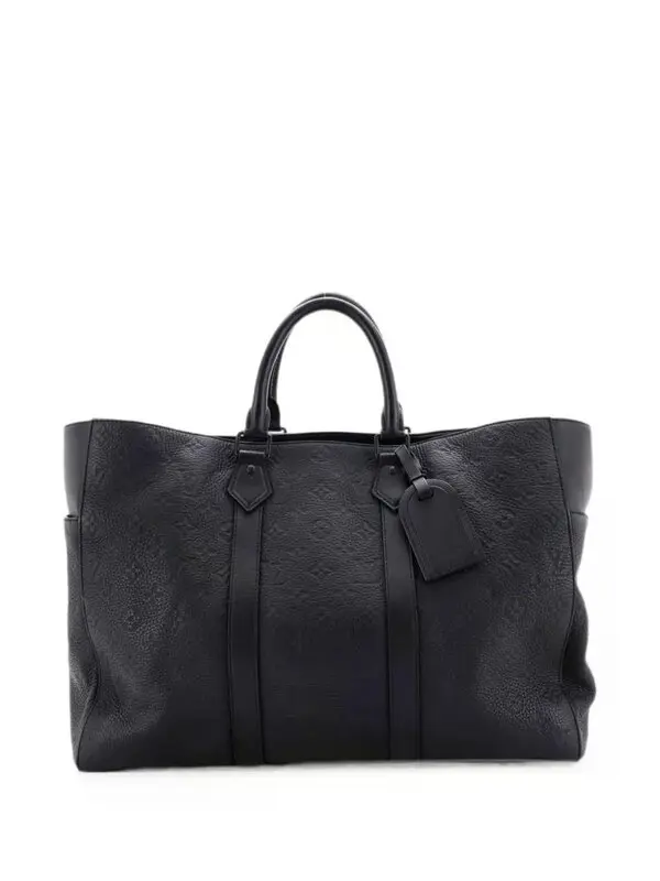 LOUIS VUITTON Sac Plat 24h Monogram Taurillon Leather Shoulder Bag