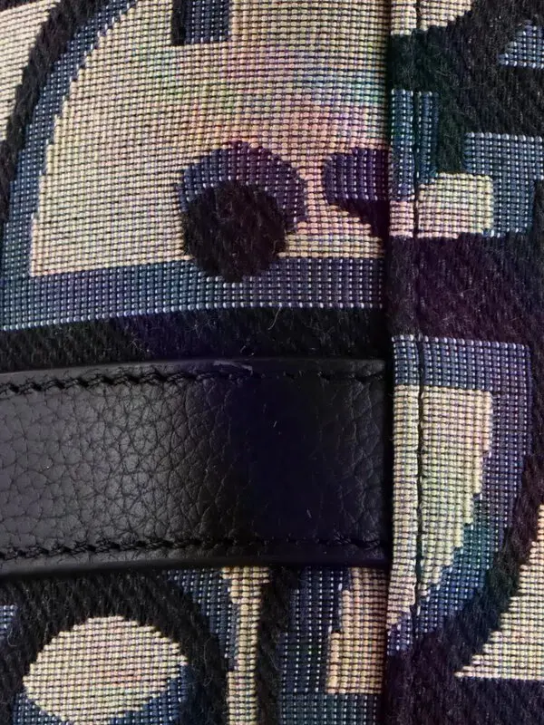 Dior East West Convertible Maxi Oblique Canvas Tote Bag