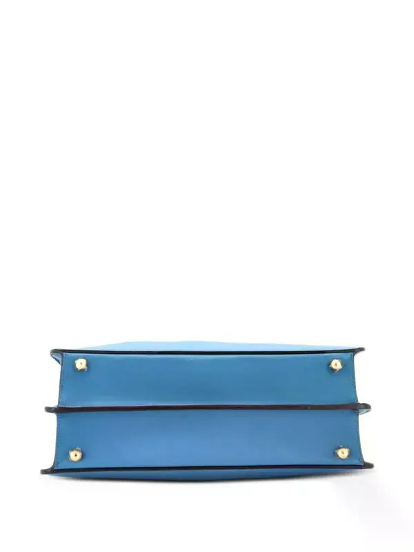Fendi Peekaboo Iseeu Bag Leather Medium Satchel - Blue