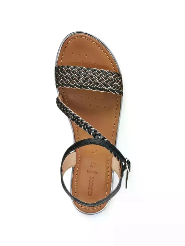 Geox Braided-leather Sandals