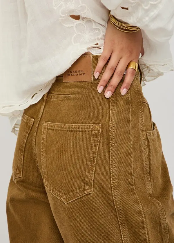 Isabel Marant Étoile Lisha Barrel-leg Jeans