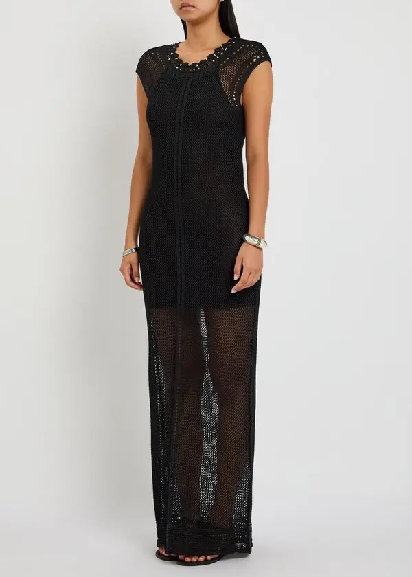 Isabel Marant Étoile Metaya Crochet Maxi Dress