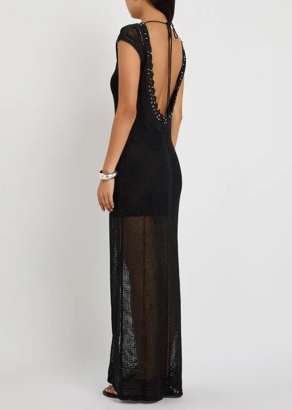 Isabel Marant Étoile Metaya Crochet Maxi Dress