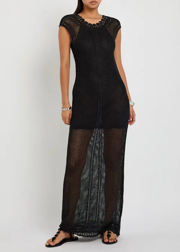 Isabel Marant Étoile Metaya Crochet Maxi Dress