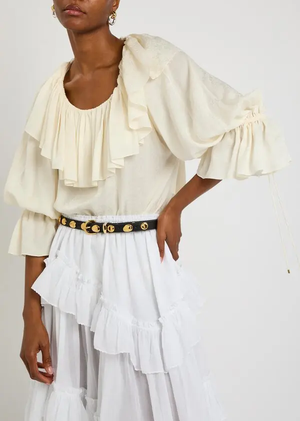 AMANU Vaal Studded Leather Belt
