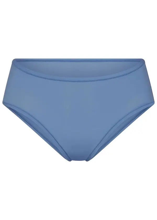 SKIMS Cheeky Stretch-jersey Briefs - Blue