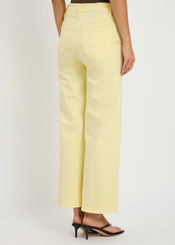 FRAME The Anchor Straight-leg Jeans - Yellow