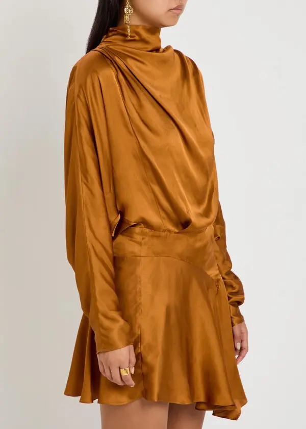 Isabel Marant Étoile Neline Draped Satin Top