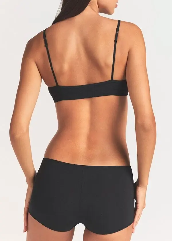 SKIMS Everyday Stretch-cotton Scoop Bralette