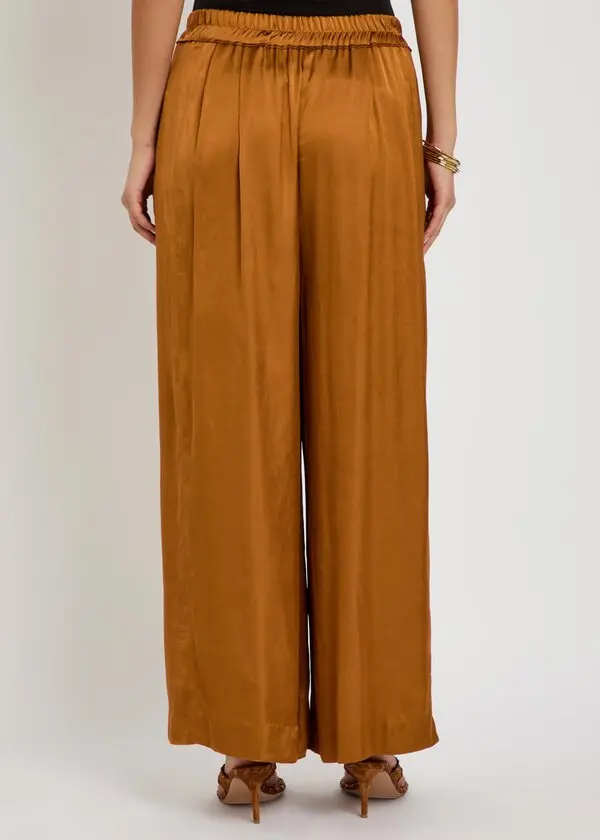 Isabel Marant Étoile Nolia Wide-leg Satin Trousers