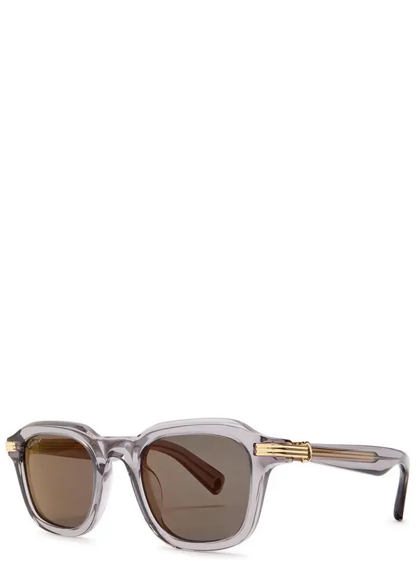 Cartier Wayfarer-style Sunglasses - Brown