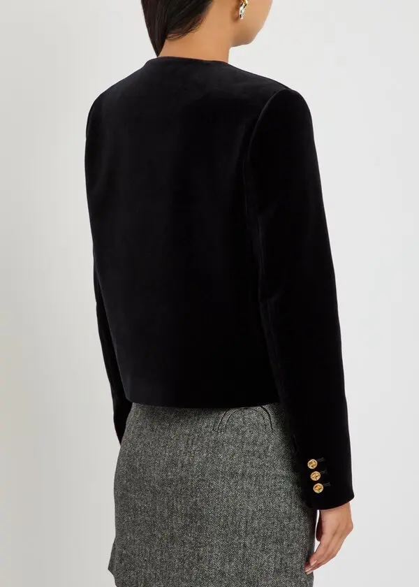 BLAZÉ MILANO Shamo Bolero Velvet Jacket