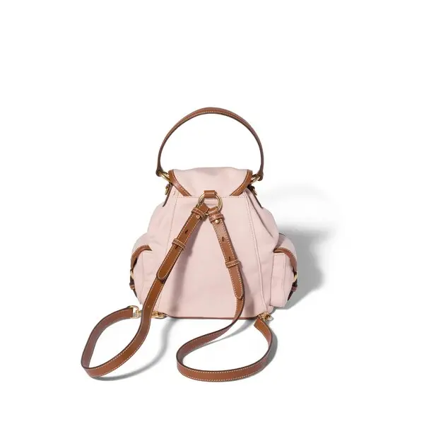 Miu Miu Canvas And Leather Backpack