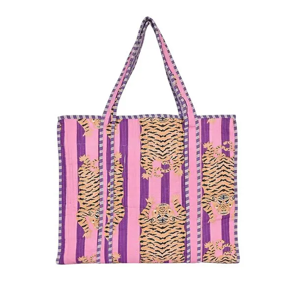 CYC Tibetan Tiger Tote - Pink