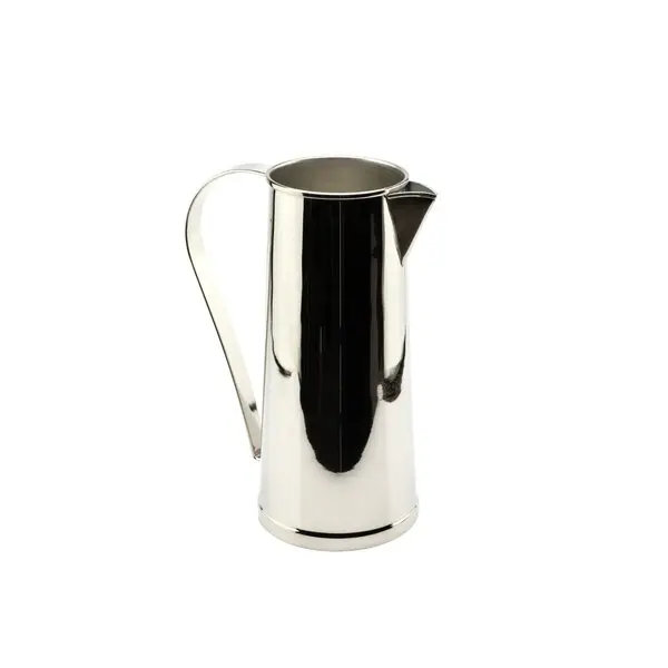 ANATOLIACRAFT Handcrafted Solid Copper Pitcher - Silver