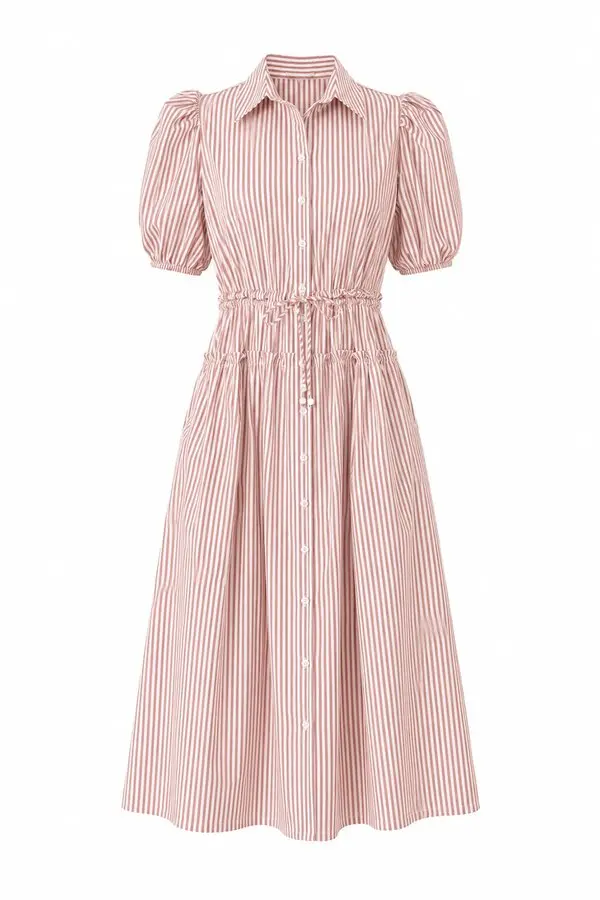 EXQUISE Legacy Midi Dress - Pink