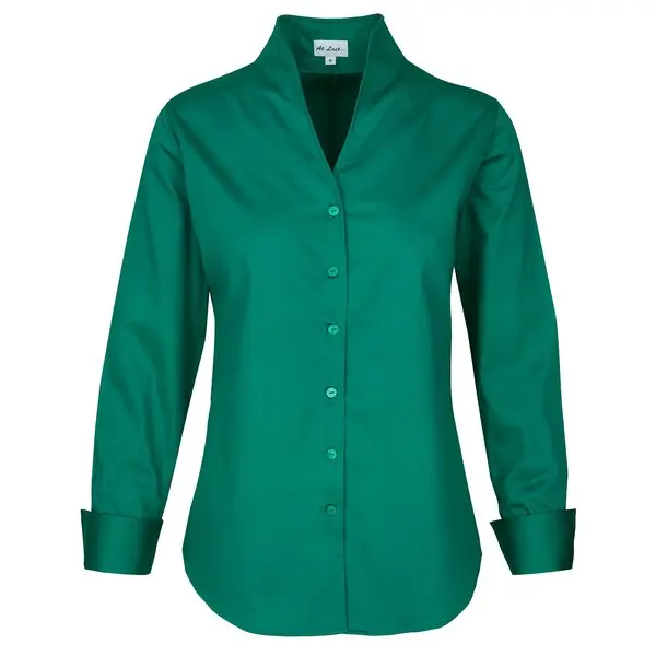 AT LAST... Chelsea Shirt In Peacock - Green