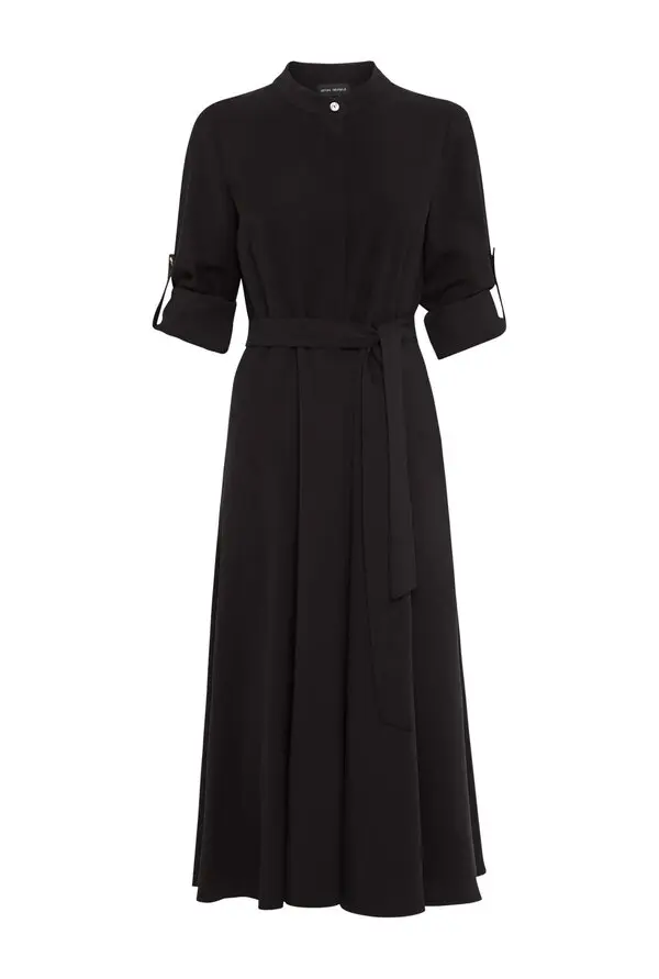 JAMES LAKELAND Roll Sleeve Midi Dress