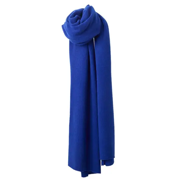 COVE Lola Cobalt Cashmere Travel Wrap - Blue