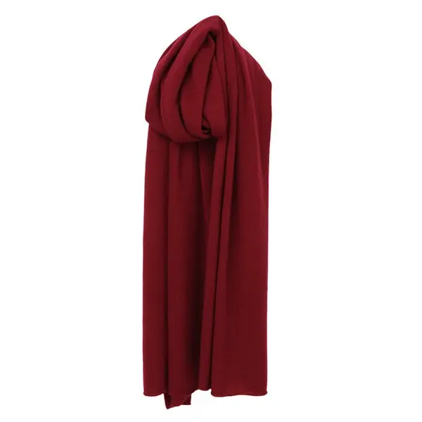 COVE Lola Aubergine Cashmere Travel Wrap - Red