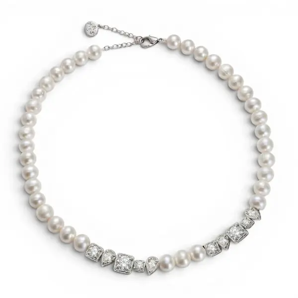 MARTINA ROZENBERG SMIRA JEWELRY Espuma Necklace - Silver