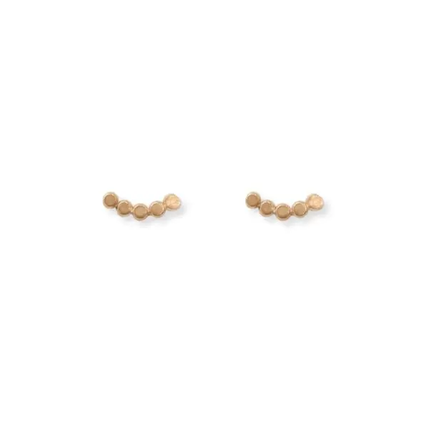 INARI JEWELLERY Mini Rise Earrings Sterling - Silver
