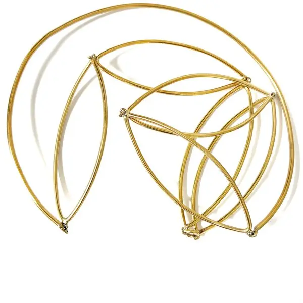 LALA SALAMA Majani Necklace - Gold