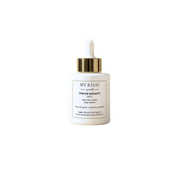 My Kisas Neutrals Natural Glow Nourishing Face Oil With Argan, Apricot, Sweet Almond Scented With Moroccan Fruits - Orange