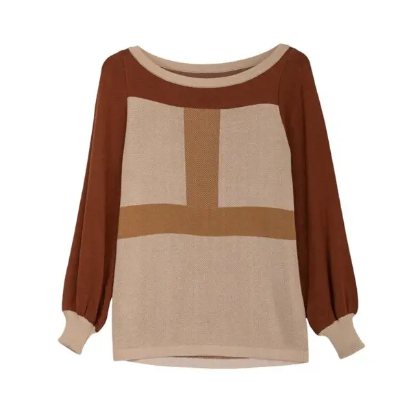 Dolores Promesas Jia Color Block Sweater