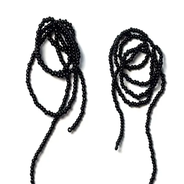 DOPAMINE FIX BY MARTINA NUNEZ Knot Enough Earrings - Black