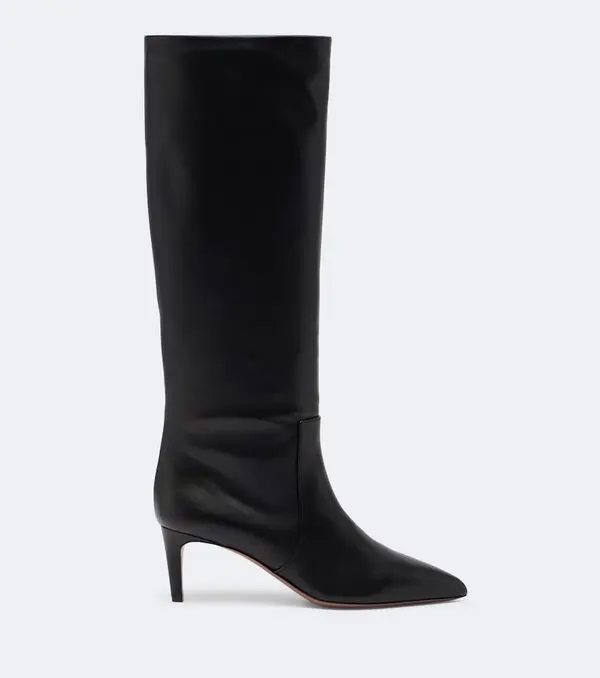 Paris Texas Stiletto Leather Knee-high Boots