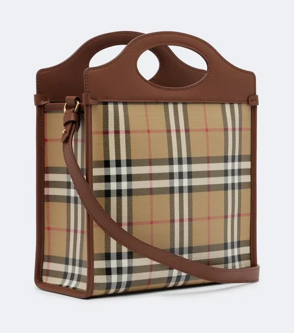 Burberry Check Medium Top-handle Bag