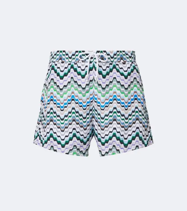 Missoni Greek Key Swim Trunks - Multicoloured