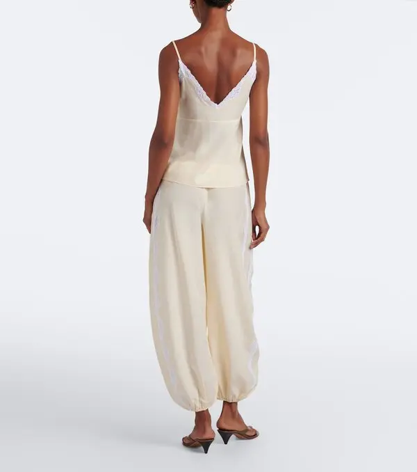 Posse Tabitha Embroidered Balloon Pants