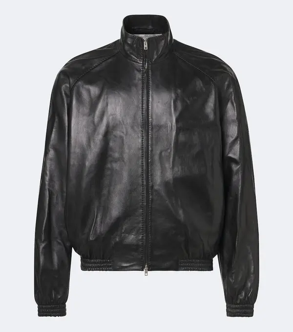 Acne Studios Lokot Leather Jacket - Black