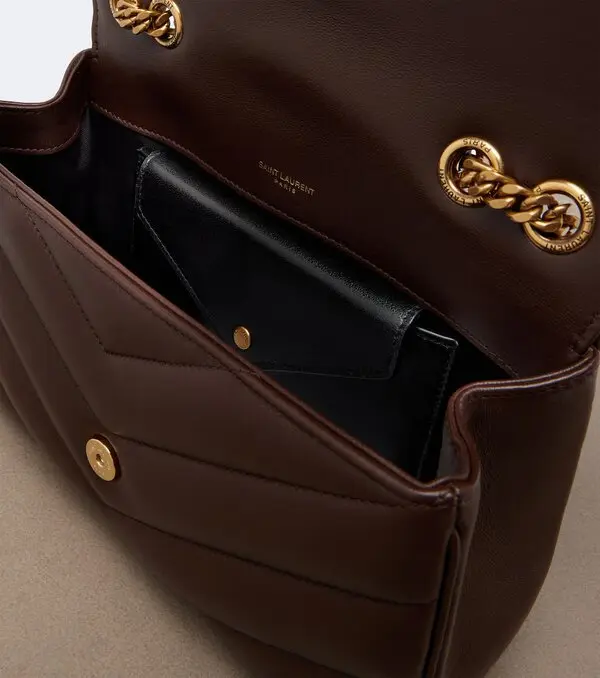 Saint Laurent Loulou Small Leather Shoulder Bag