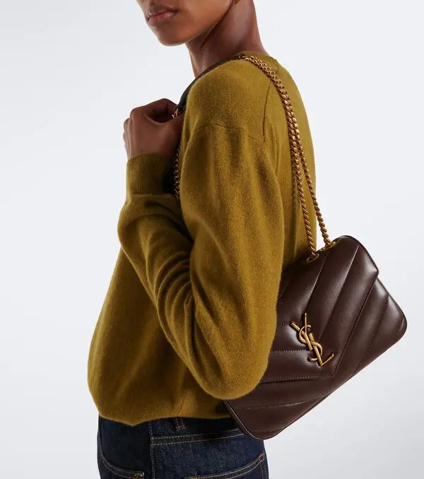 Saint Laurent Loulou Small Leather Shoulder Bag