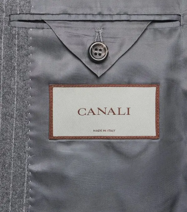 Canali Chalk Stripe Wool Suit