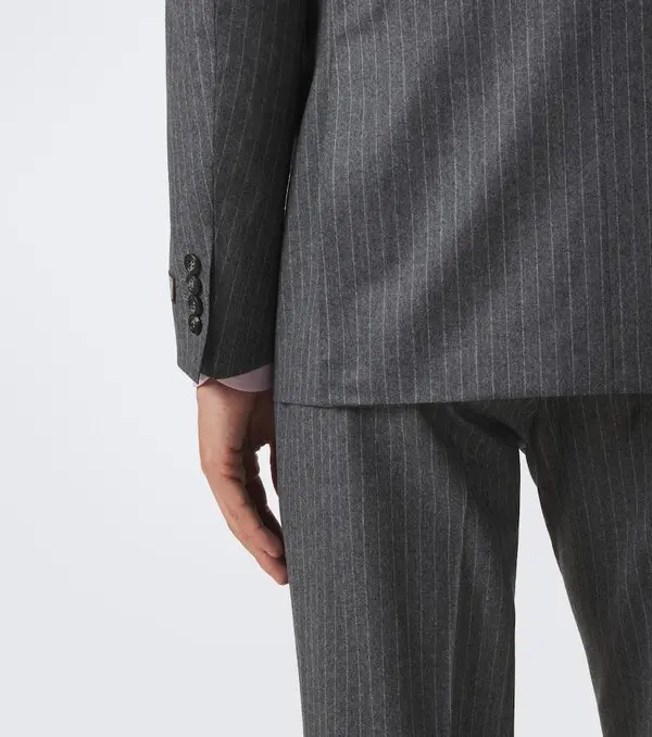 Canali Chalk Stripe Wool Suit