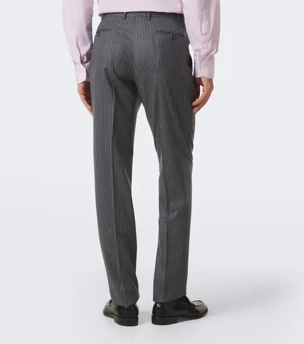 Canali Chalk Stripe Wool Suit